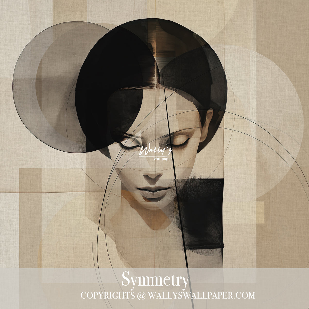 Symmetry lady – Wally's Wallpaper