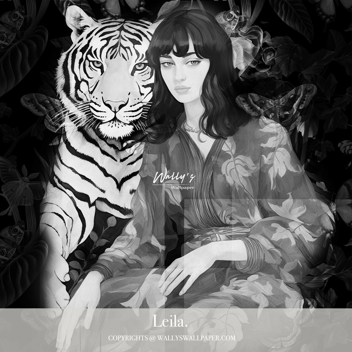 Leila -Portrait – Wally's Wallpaper