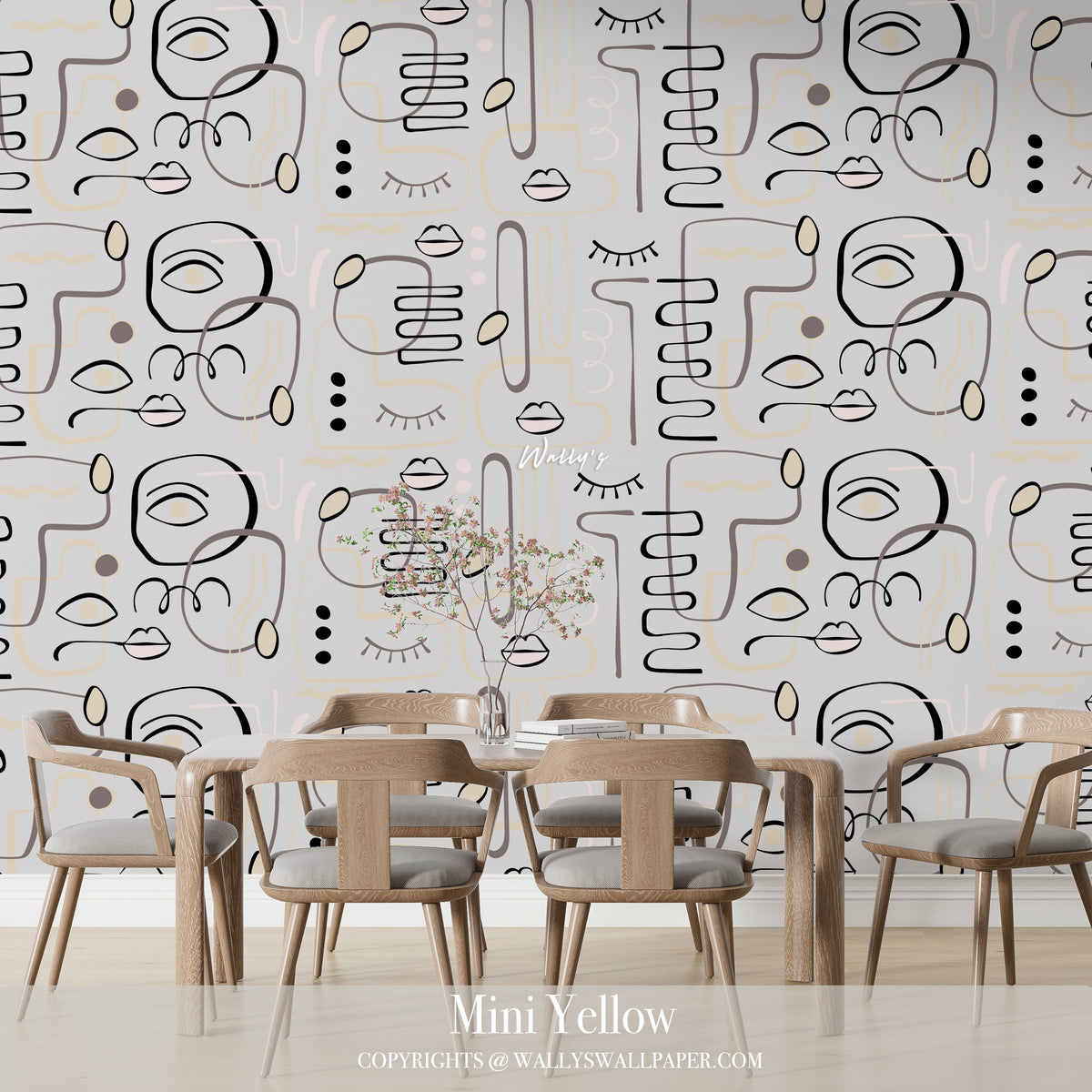 Mini Yellow – Wally's Wallpaper