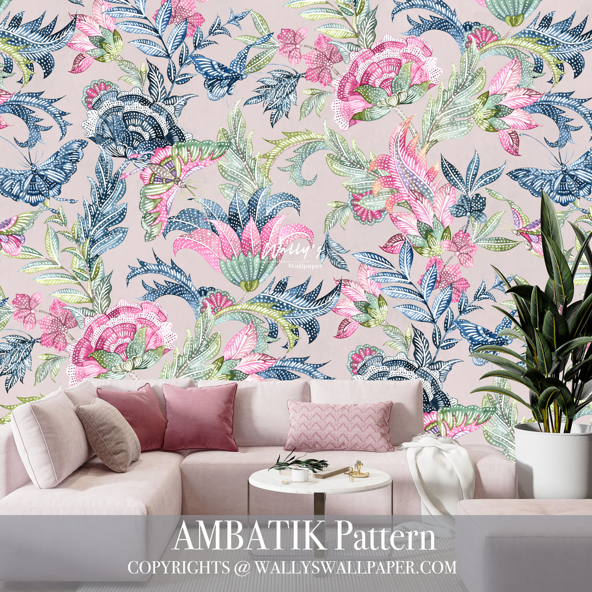 AMBATIK Pattern – Wally's Wallpaper