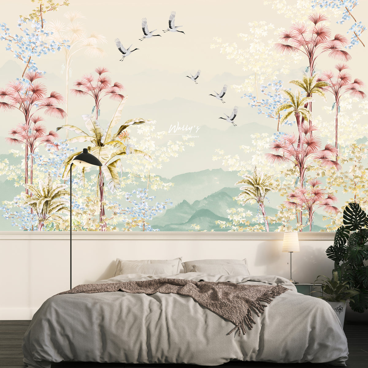 Vanilla Mural – Wally's Wallpaper
